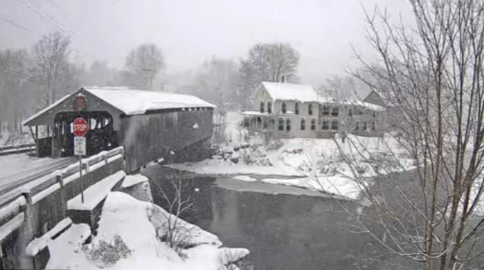 Waitsfield Covered Bridge Mad River Valley - Waitsfield, VT USA ...